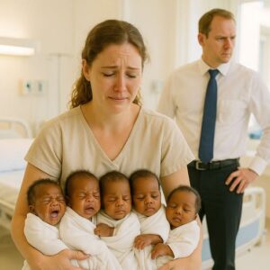 In 1995 he left, abandoning her with five black children: 30 years ...