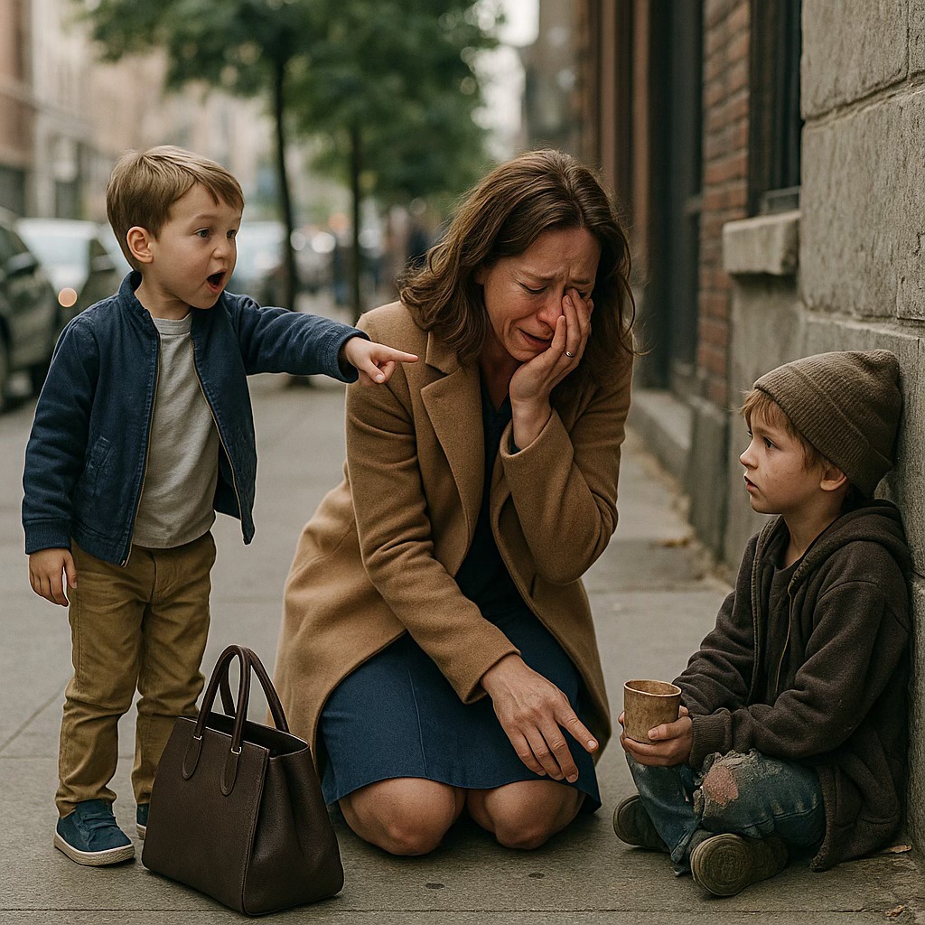 “Mom, he’s my brother!” – said the little boy to his millionaire mother ...
