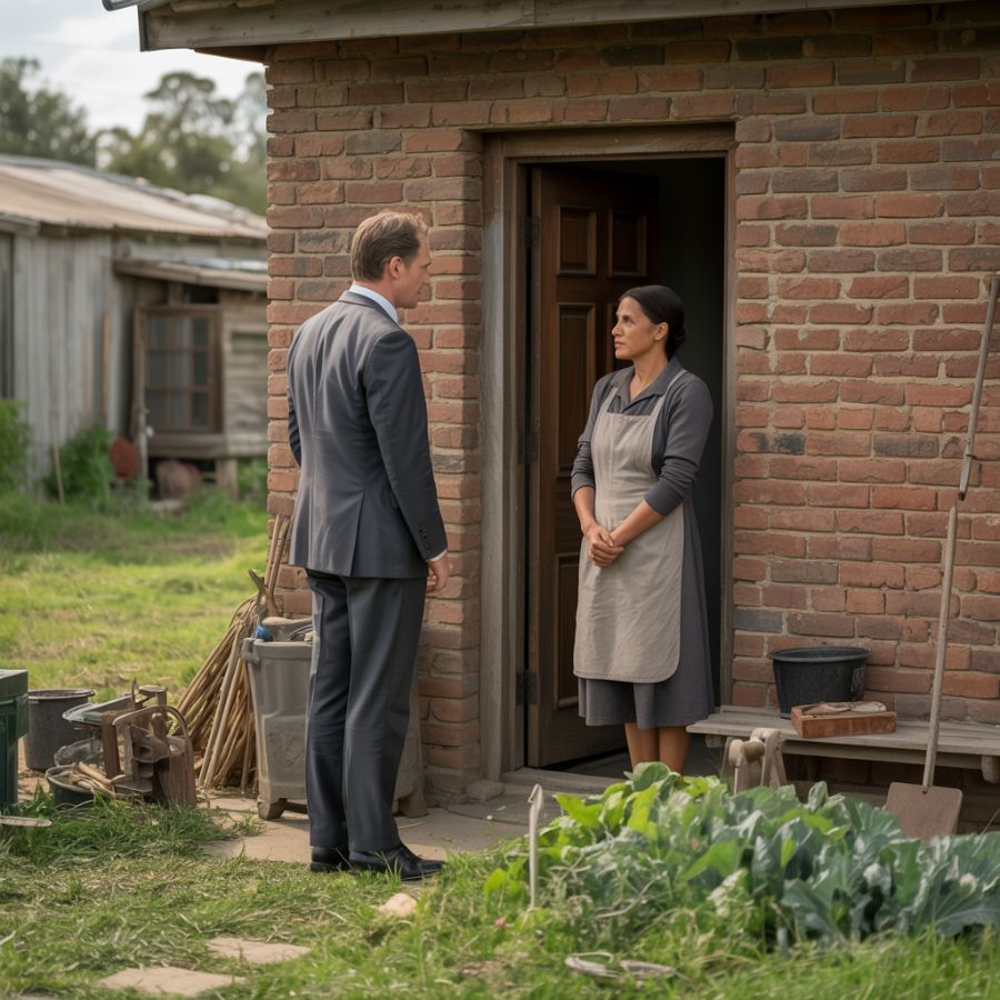 One unexpected visit to his maid’s home — one door creaked open — and ...